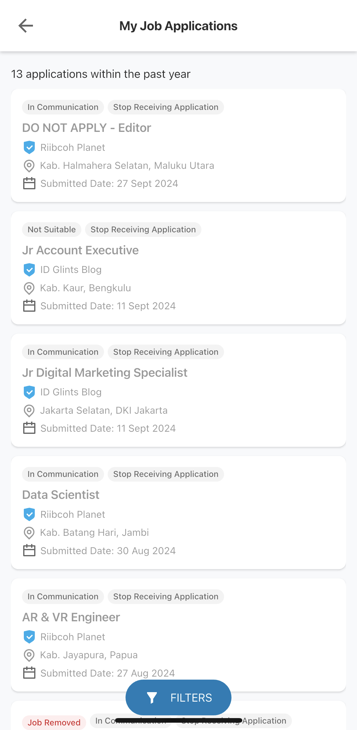 See the job application status on the Glints app – Glints Help Center