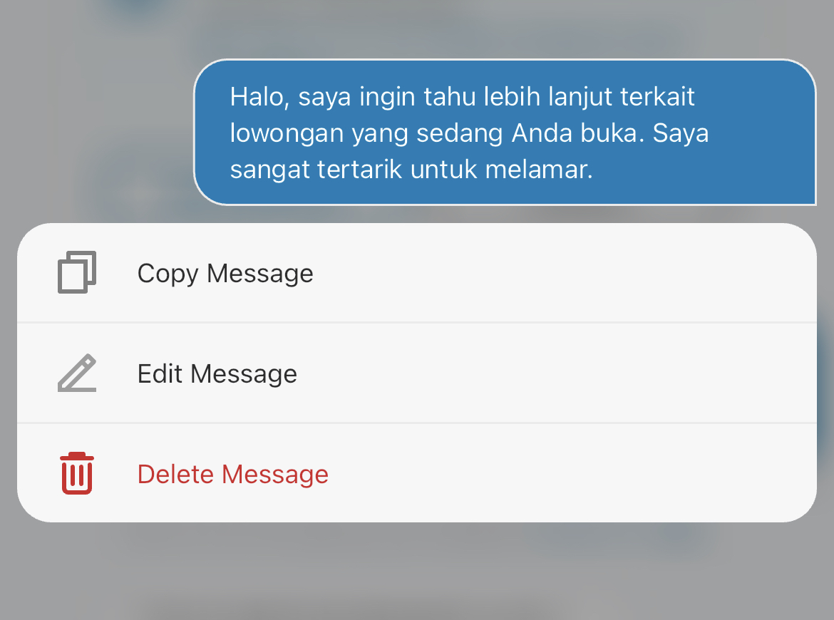 Ketahui Hal Ini sebelum Menggunakan Chat untuk Melamar di Aplikasi ...